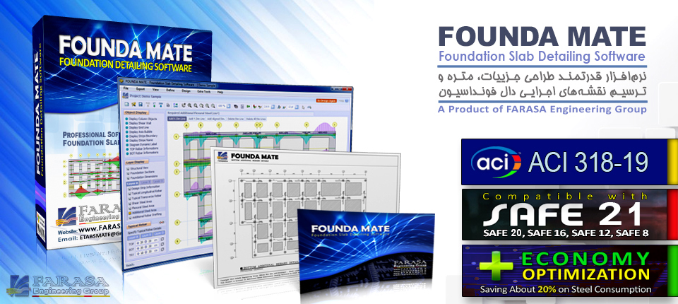 FARASA Engineering Group presents ETABS MATE and FOUNDA MATE software
