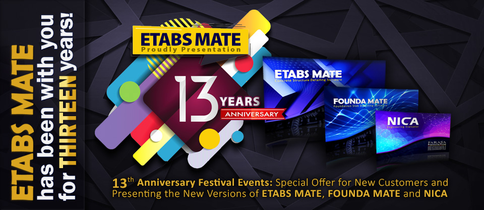 FARASA Engineering Group presents ETABS MATE and FOUNDA MATE software